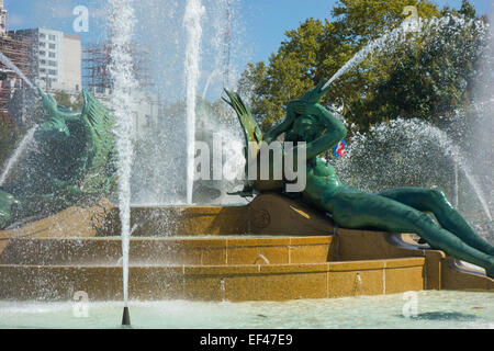 Swann memorial fountain Philadelphia PA Stock Photo - Alamy