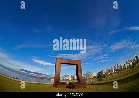 Gate to the Northwest Passage Sculpture in Vanier Park Stock Photo - Alamy