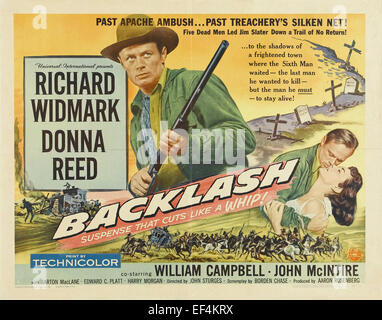 Backlash (1956) - Movie Poster Stock Photo - Alamy