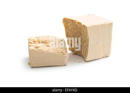 Fresh Baker's Yeast Block Stock Photo - Alamy