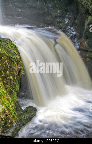 Stream cascading over rocks and stones Stock Photo - Alamy