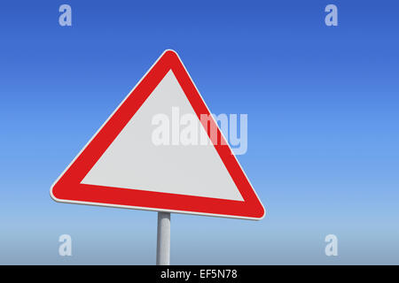 Composite image of hazard triangle Stock Photo - Alamy