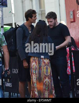 Actor Jack Reynor Drinking Guinness With Irish Actress And Comedian