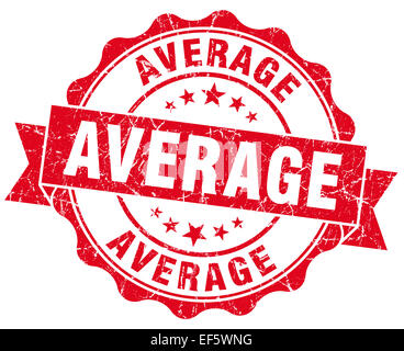 average red round grunge vintage ribbon stamp Stock Photo - Alamy