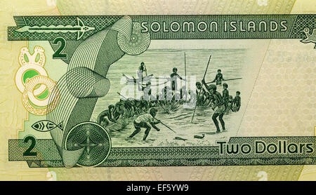 Solomon Islands 2 Two Dollar Bank Note Stock Photo - Alamy