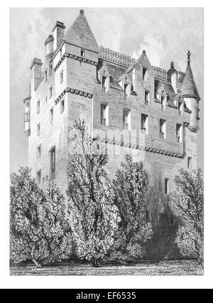 1852 Glammis Glamis Castle Angus Lyon family Earl Countess Strathmore ...