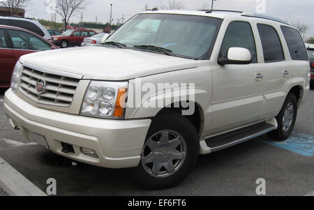 The second-generation Cadillac Escalade is a full-size luxury SUV that ...