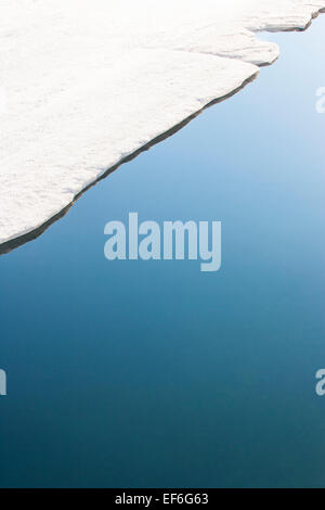 Melting ice at Floe Edge, Arctic Bay, Baffin Island, Nunavut, Canada ...