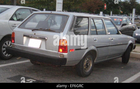 The 4th generation Toyota Corolla Wagon, produced in the late 1980s, is ...