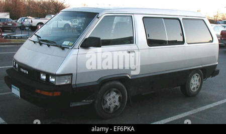 The Toyota Van, produced in the 1990s, is a compact minivan designed ...