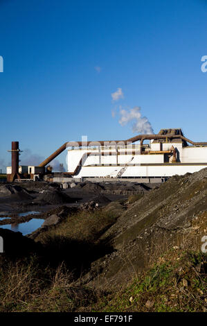Steel Works, Rover Way, Cardiff, South Wales, UK Stock Photo - Alamy