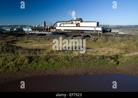 Steel Works, Rover Way, Cardiff, South Wales, UK Stock Photo - Alamy