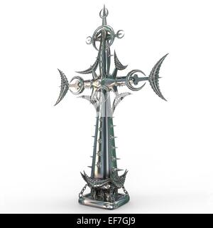 3d cross fantastic design from different angles Stock Photo - Alamy