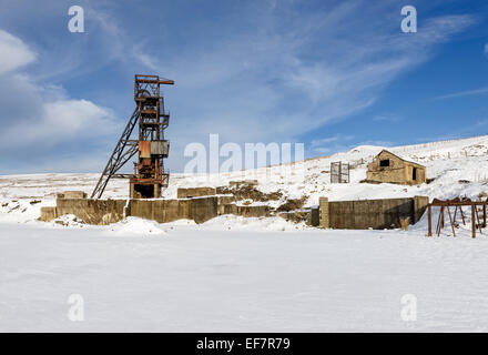 Pithead at Groverake Mine Stock Photo - Alamy