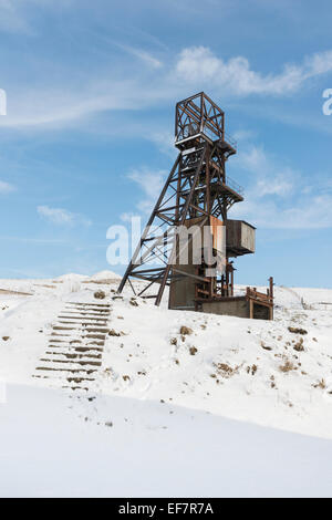Pithead at Groverake Mine Stock Photo - Alamy