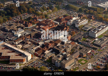 Aerial view of New Cross Hospital Wolverhampton 22/11/04 Stock Photo ...