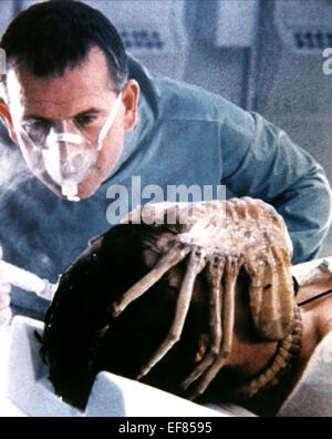 Ian Holm, John Hurt / Alien 1979 directed by Ridley Scott Stock Photo ...