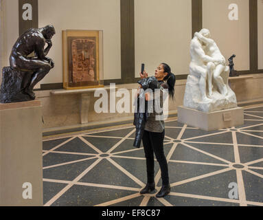 The photograph is of The Kiss, a famous sculpture by Rodin, the French ...