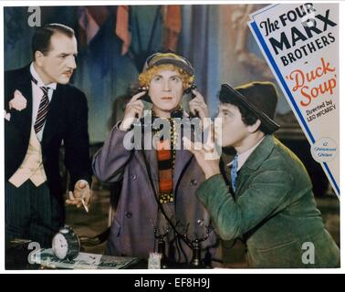 CHICO MARX HARPO MARX and LOUIS CALHERN in DUCK SOUP 1933 director LEO ...