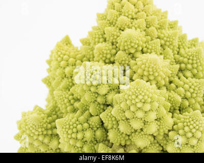 Romanesco aka Romanesque cauliflower or Romanesco broccoli - edible ...