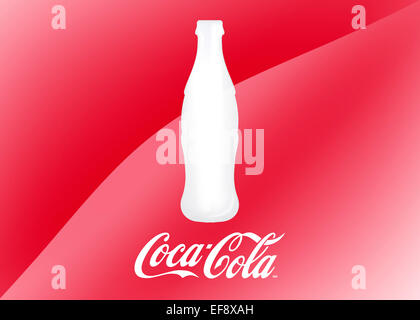 Coca Cola logo flag symbol Stock Photo - Alamy