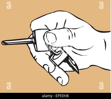 hand with secure key Stock Vector Image & Art - Alamy