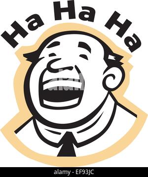 laughing cartoon man Stock Vector Image & Art - Alamy