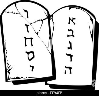 Christian Ten Commandments Tablets Clipart Stock Vector Image & Art - Alamy