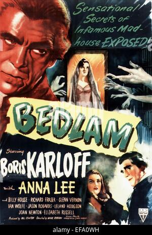 MOVIE POSTER, BEDLAM, 1946 Stock Photo - Alamy