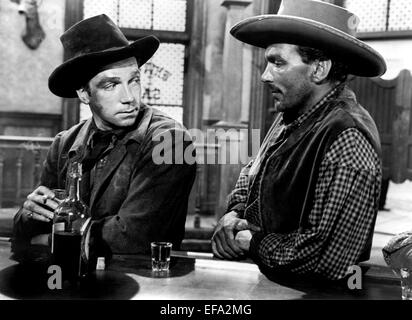 Dane Clark & Walter Coy Film Barricade (USA 1950) Characters: Bob ...