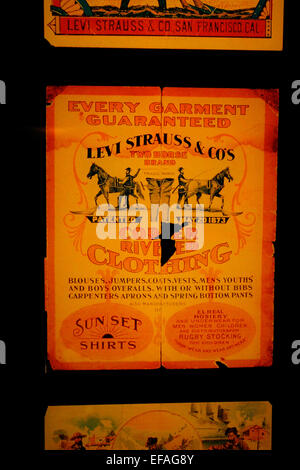 The Levi Strauss Museum presents the evolution of the blue jeans from ...