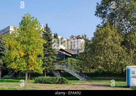 Riverside park in Ruse town along river Danube, Bulgaria Stock Photo ...