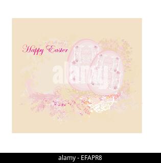 Easter Egg On floral Abstract Background Stock Vector Image & Art - Alamy