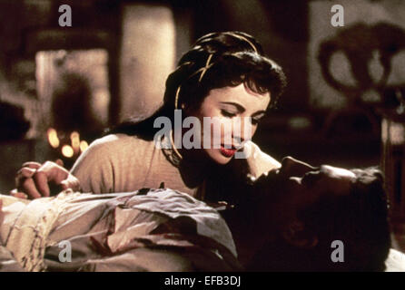 ROBERT TAYLOR, ELIZABETH TAYLOR, IVANHOE, 1952 Stock Photo - Alamy