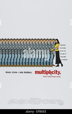 MULTIPLICITY -1996 POSTER Stock Photo - Alamy