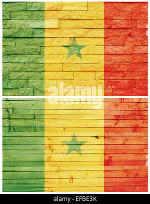 Old Senegal grunge background flag Stock Photo - Alamy