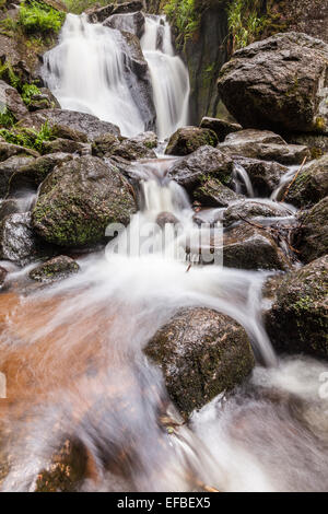 Burn O' Vat at the Muir of Dinnet in Aberdeenshire, a Gorge formed in ...