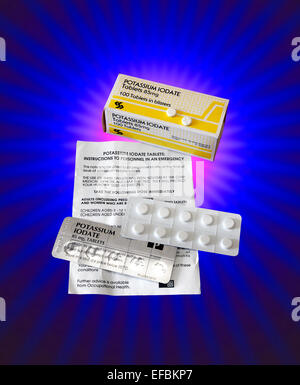 Potassium iodate tablets for use in the event of a radioactive leak ...