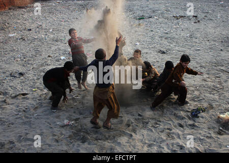 Pakistani poor children takes a part of International Street Children's ...