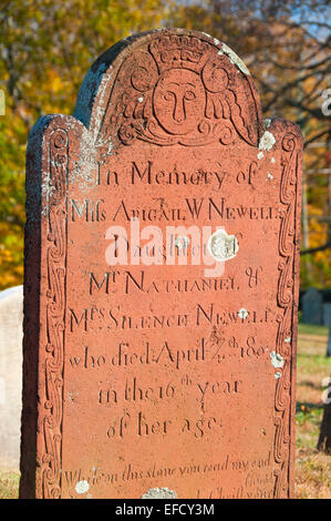 Headstone, Union Cemetery, Union, Connecticut Stock Photo - Alamy