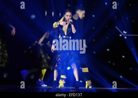 Jolin Tsai at her concert in Taipei, Taiwan, China on 05th November ...