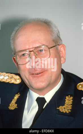 Admiral Theodor Hoffmann, last East German Defence Minister, Berlin ...