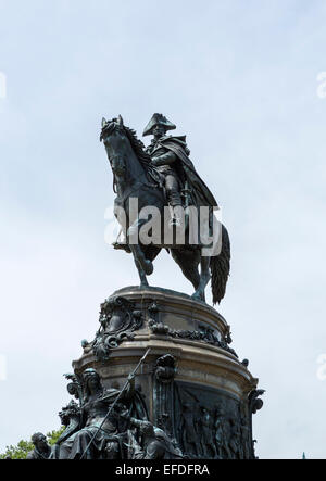 George Washington Monument at Eakins Oval, Fairmount Park, Philadelphia ...