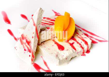 Semifreddo on plate Stock Photo - Alamy