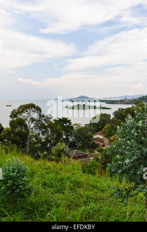 Lake Kivu near Kibuye, Rwanda, Central Africa Stock Photo - Alamy