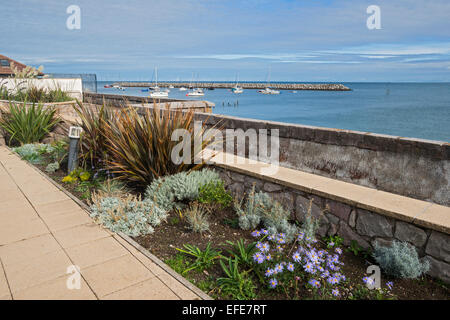 Rhos on Sea, Colwyn Bay, Beach, seafront, north Wales, UK Stock Photo ...