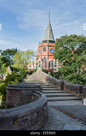 Dell Bridge, Port Sunlight, Bebington, Wirral, Merseyside, UK Stock ...