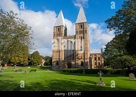 Southwell; Minster; church; Nottinghamshire; England, UK Stock Photo ...