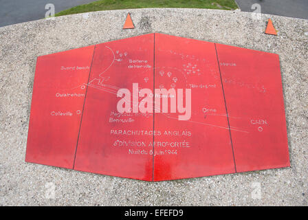 Map showing visitors to the Normandy D-Day landing sites the position ...