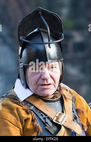 A soldier at the Battle of Nantwich English Civil War historic event ...